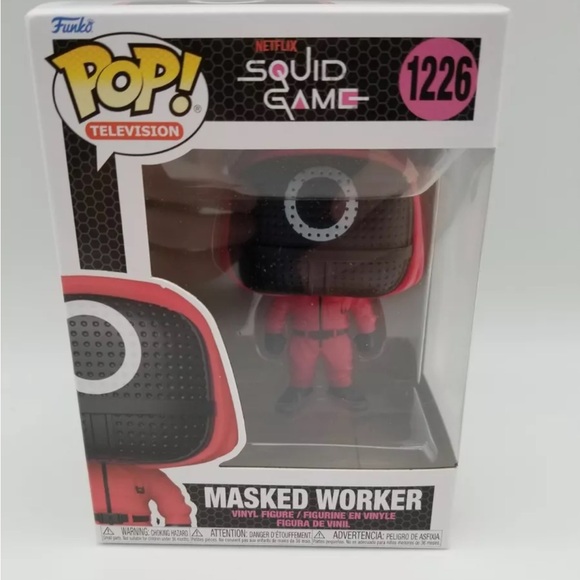 Funko | Toys | Nib Funko Pop Squid Game Season Circle Masked Worker ...